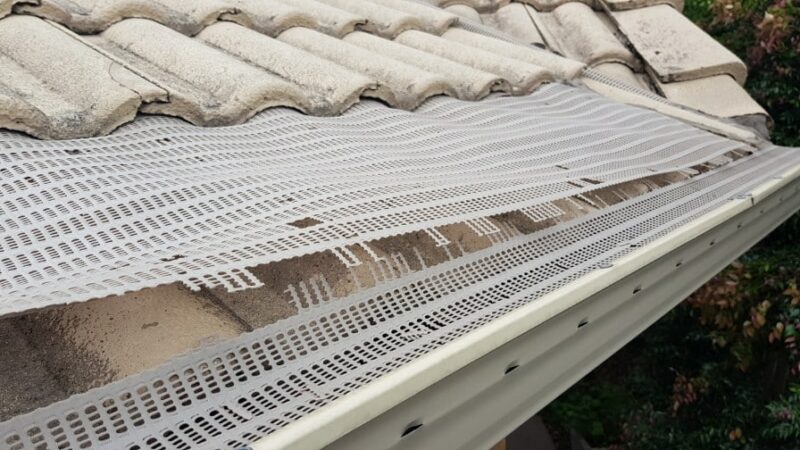 Replaced Gutter Guard - Gutter Knight Gutter Guard